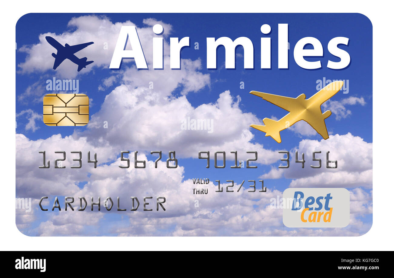 Air miles and rewards credit card Stock Photo - Alamy