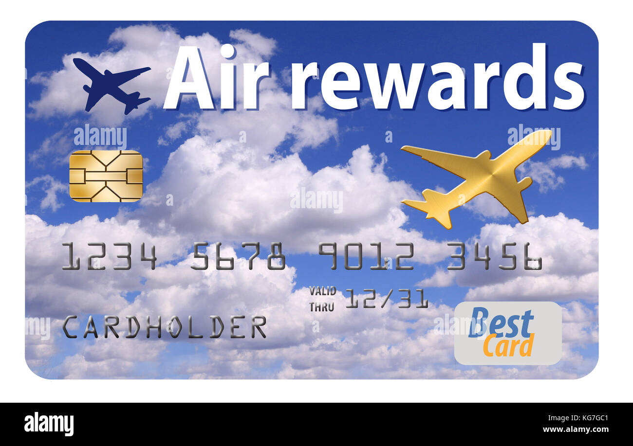Air miles and rewards credit card Stock Photo - Alamy