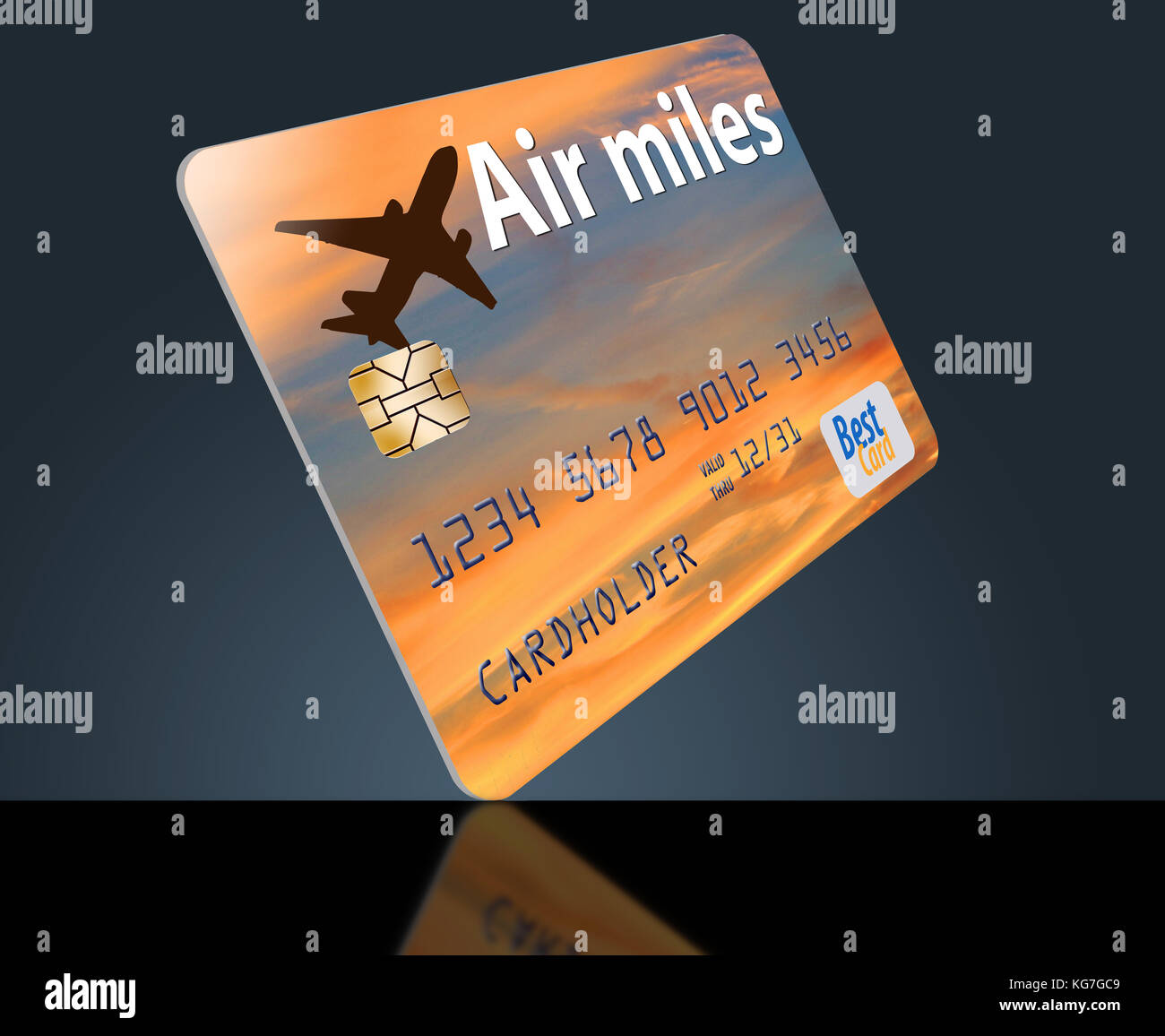 Air miles and rewards credit card Stock Photo - Alamy