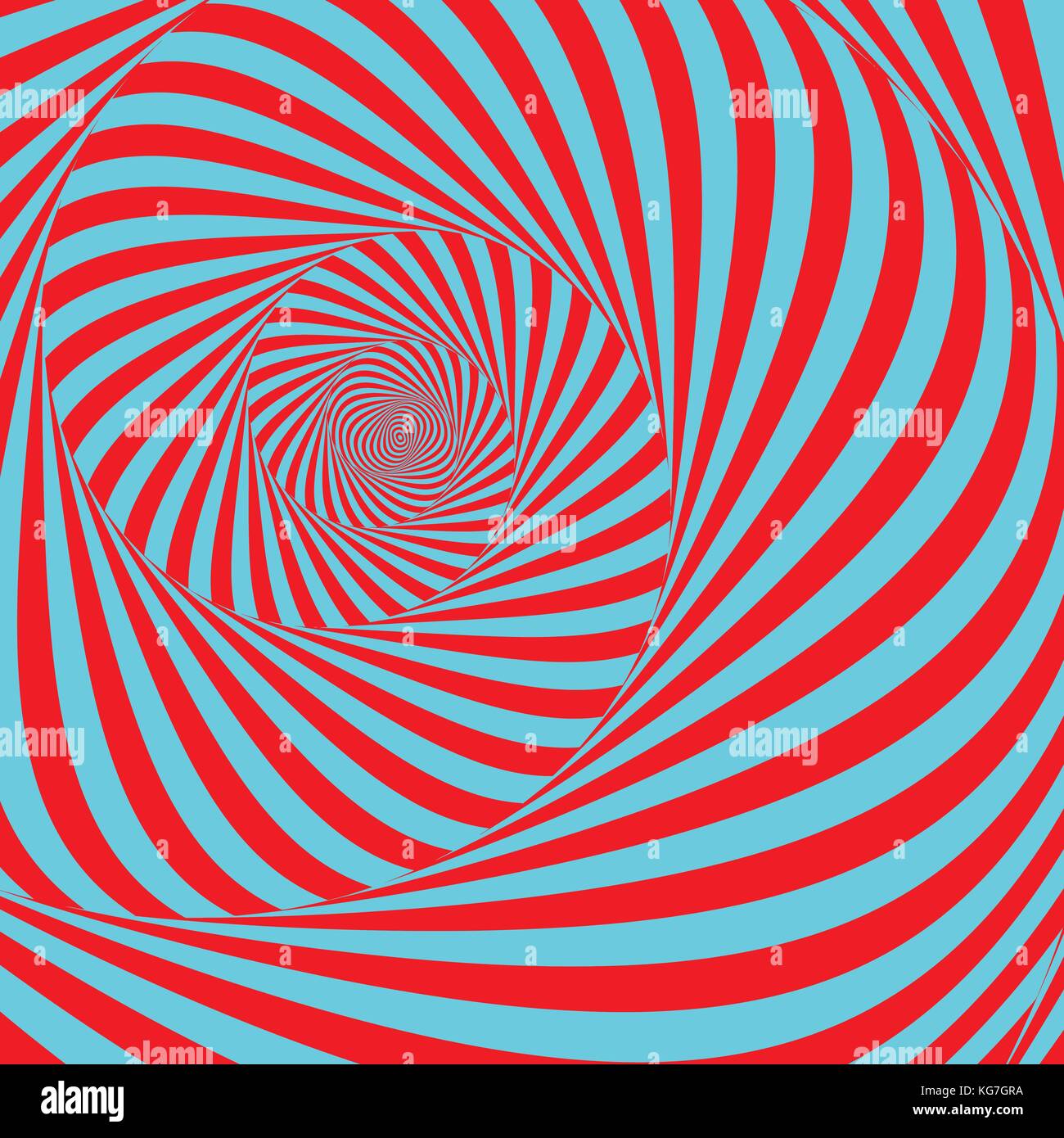 Tunnel. Abstract 3D geometrical background. Pattern with optical ...