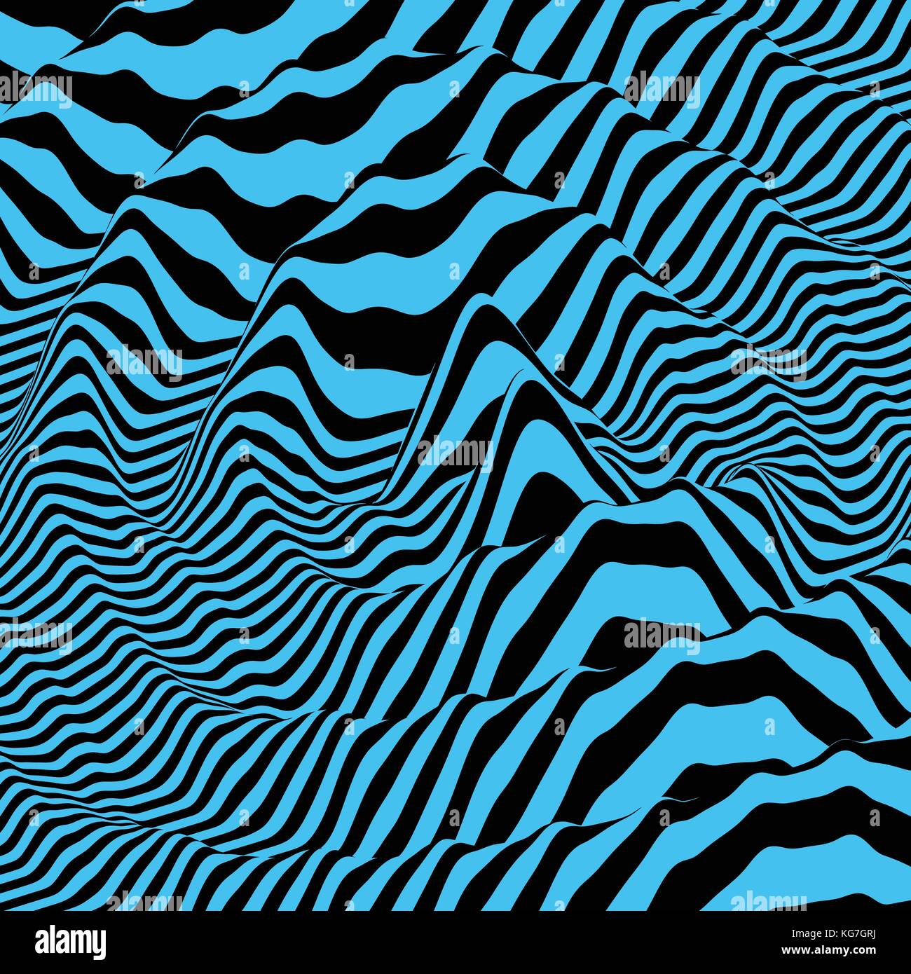 Waveform Background Dynamic Visual Effect Surface Distortion Pattern