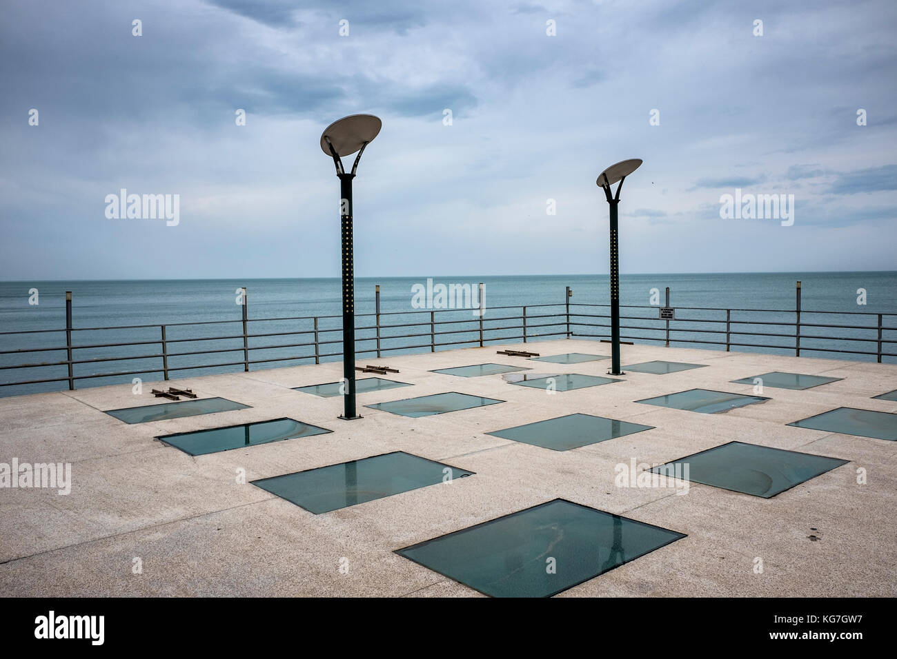 Warning - do not jump Stock Photo - Alamy