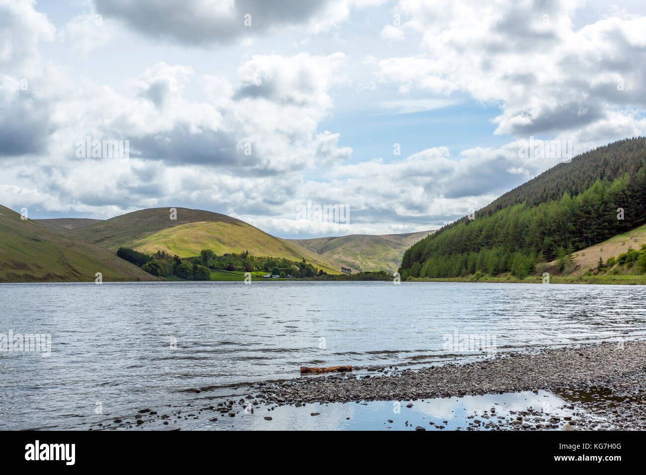 St Mary's Loch lies around forty miles south of Edinburgh in the ...