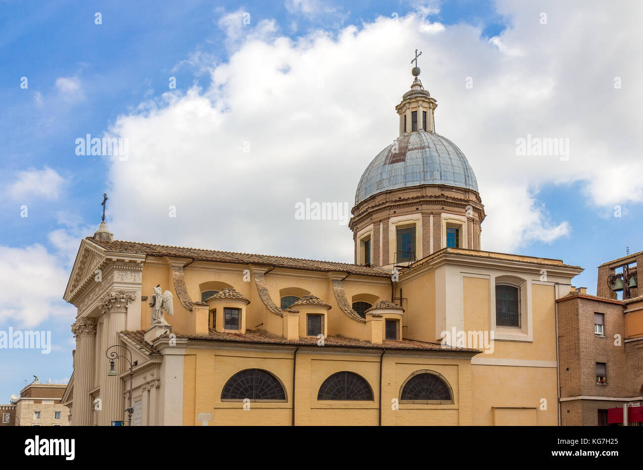 Saint Rocco church in Rome, Italy Stock Photo - Alamy