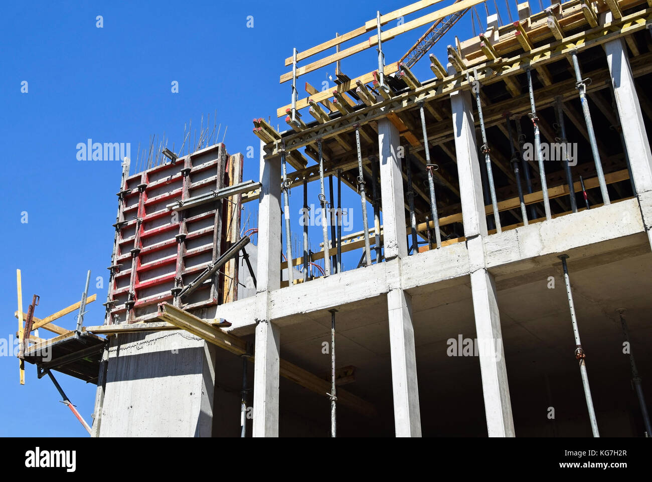 Construction of a new building Stock Photo - Alamy