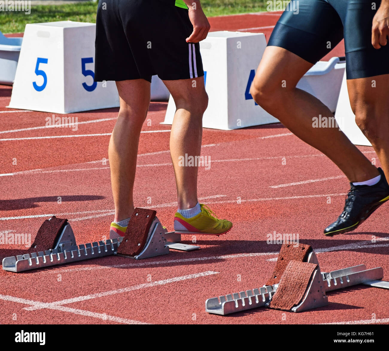 Running race outdoor Stock Photo - Alamy