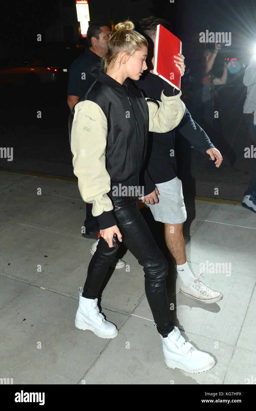 Hailey Baldwin leaves church service in Beverly Hills with her Bible in ...