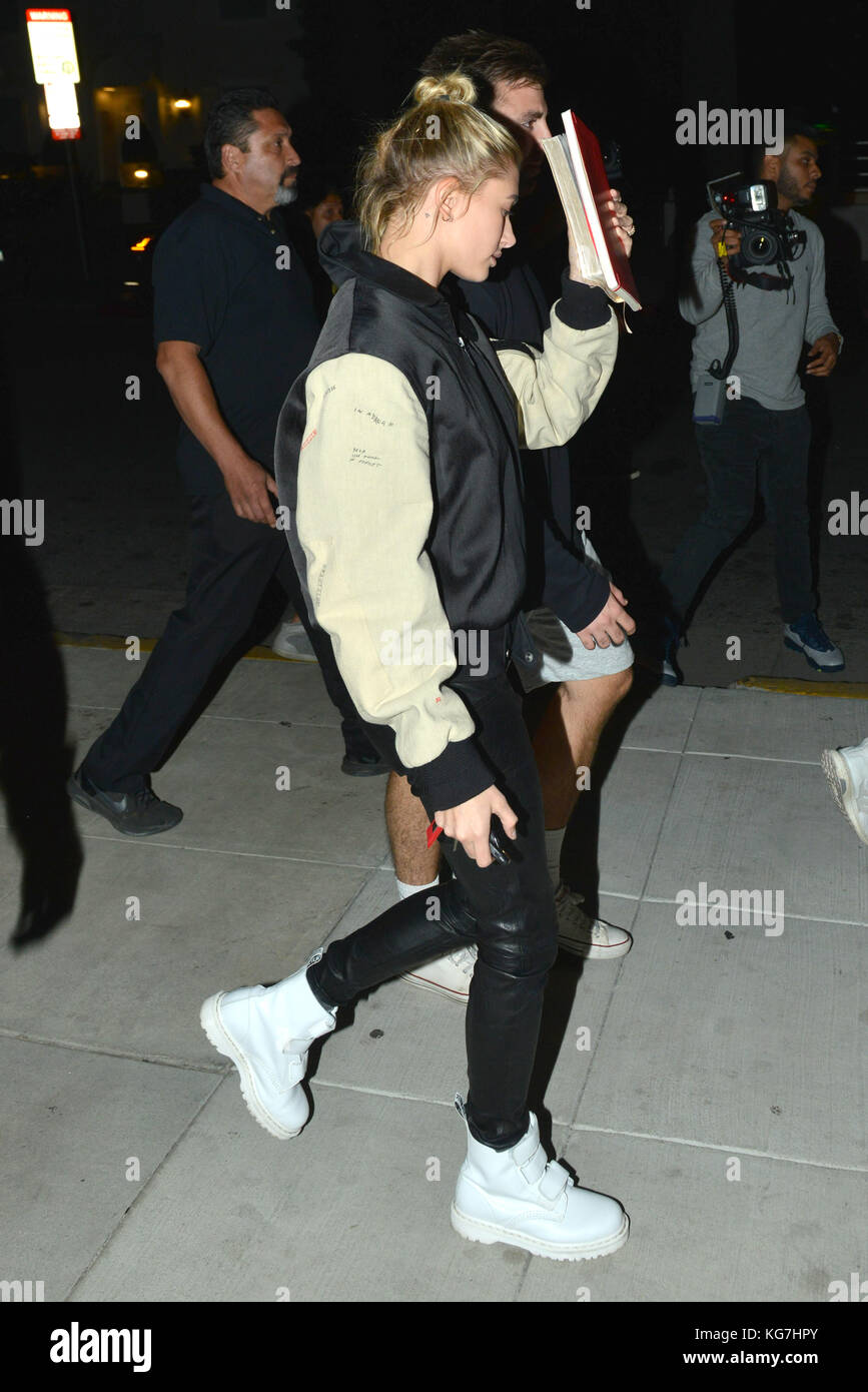 Hailey Baldwin leaves church service in Beverly Hills with her Bible in ...