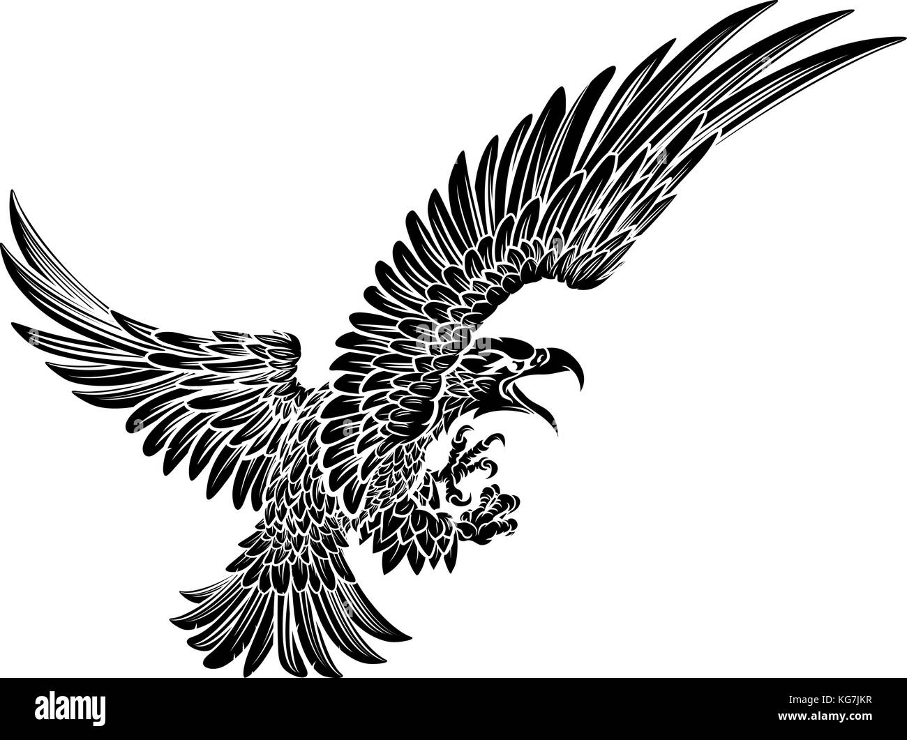 Swooping Eagle Clipart Designs