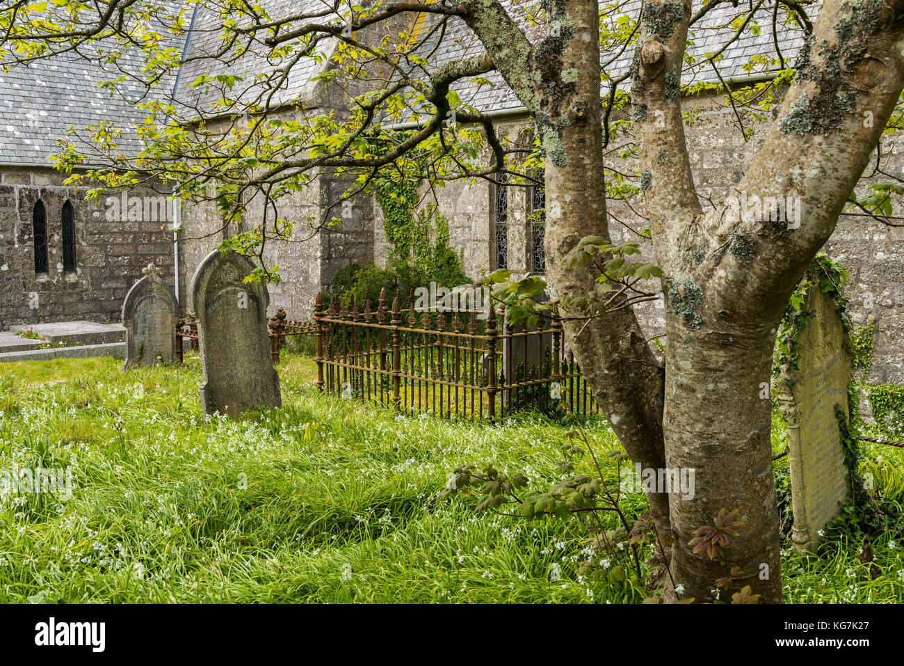 England Cornwall Cemetery Grave Stock Photos & England Cornwall ...