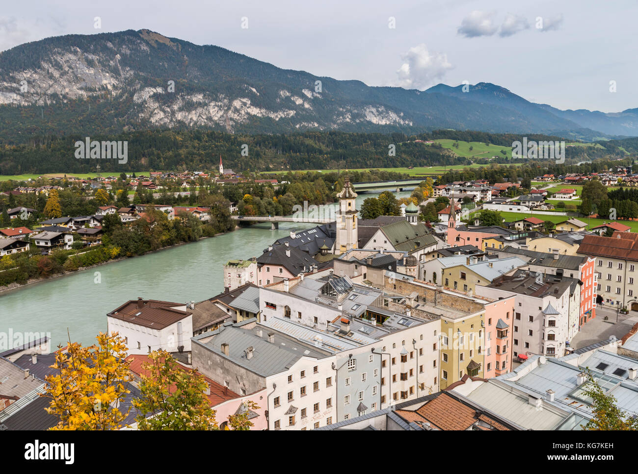 Rattenberg, Austria - September 28, 2017: Medieval Rattenberg with ...