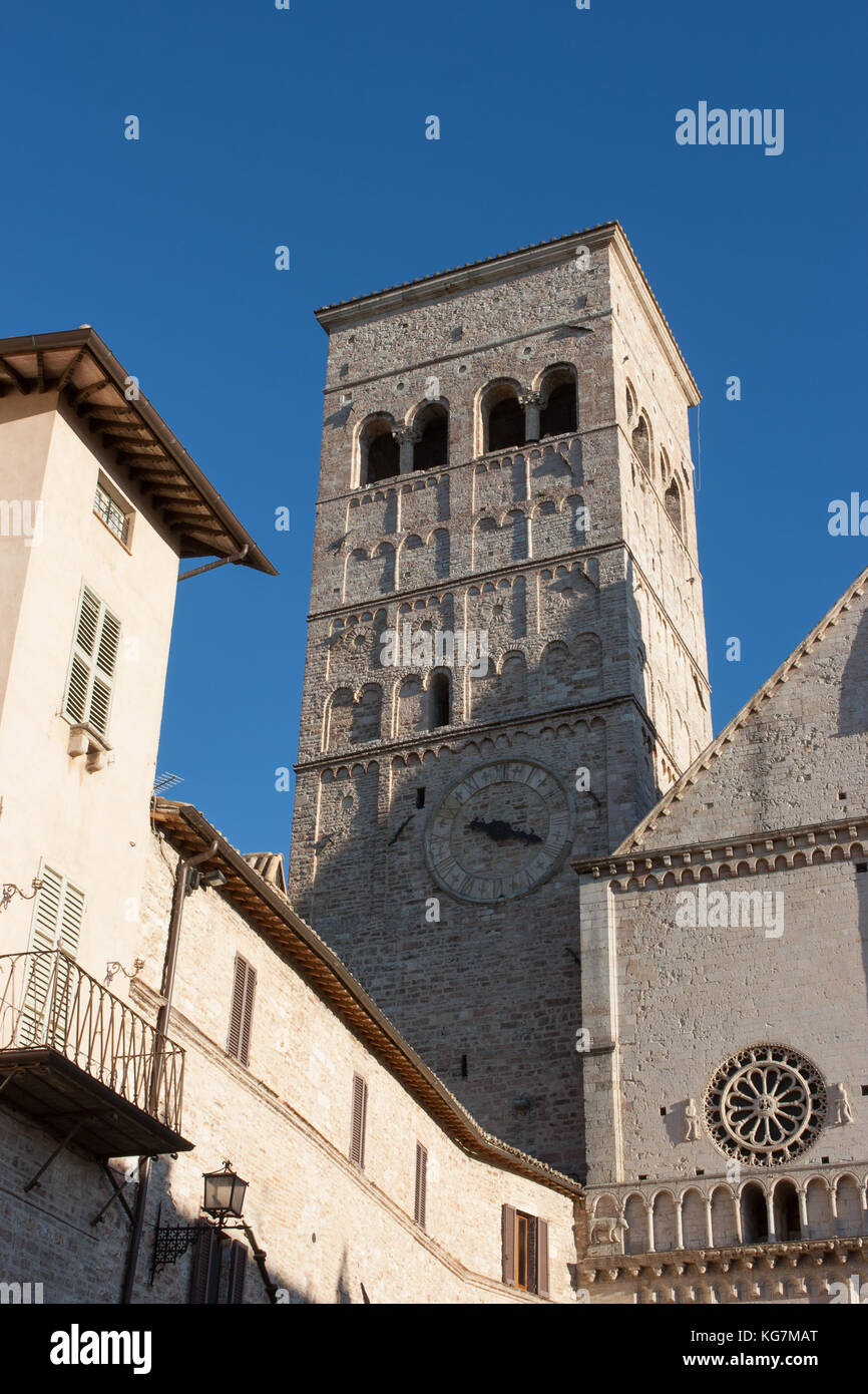 San Rufino Cathedral, Assisi, Umbria, Italy Stock Photo - Alamy