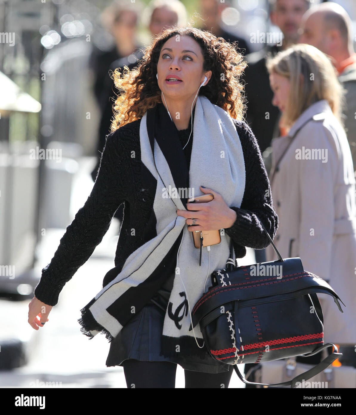Lilly Becker steps out for lunch with a friend in London. Lilly wore a ...