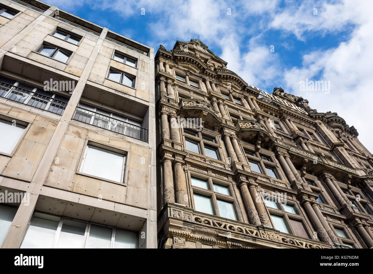 Facade of Jenners department store, Princes Street, Edinburgh, Scotland ...