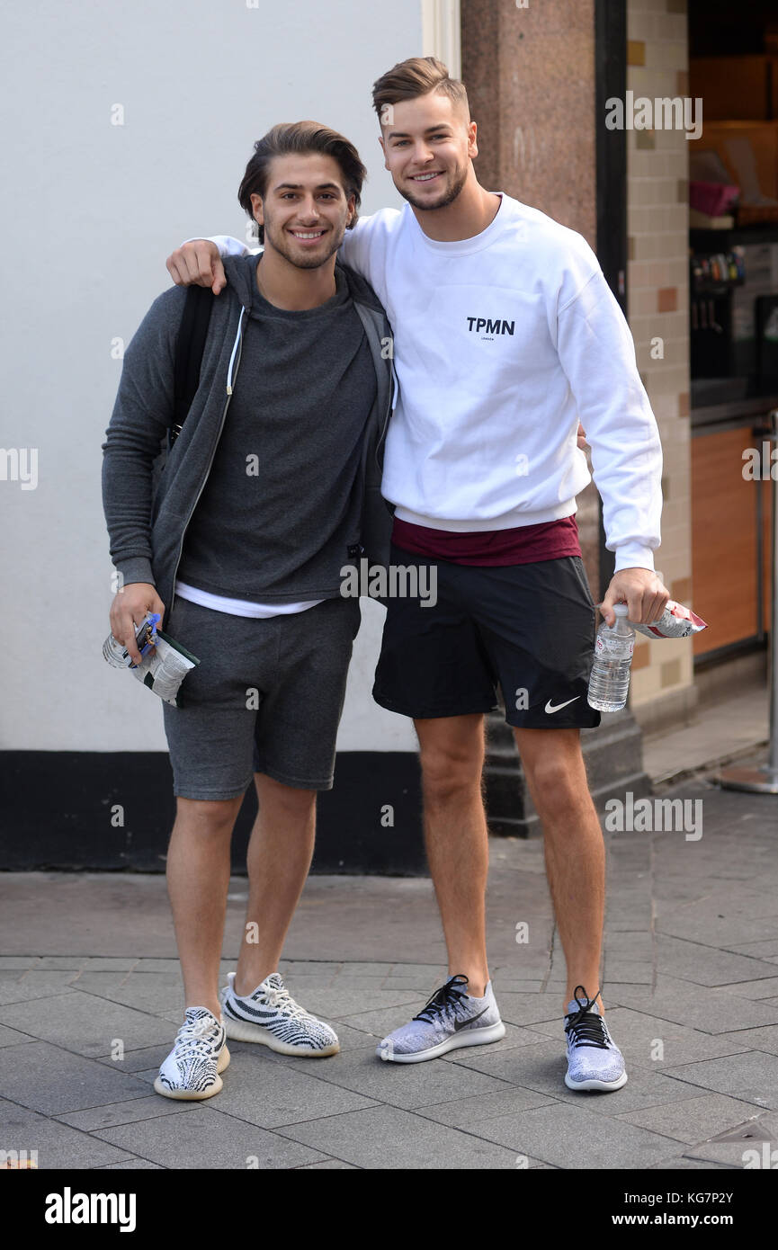 Chris Hughes and Kem Cetinay at Global Studios Featuring: Chris Hughes ...