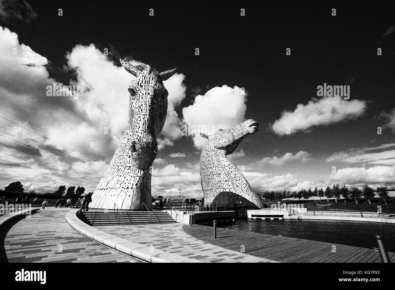 The Kelpies at The Helix, Falkirk, Scotland Stock Photo - Alamy