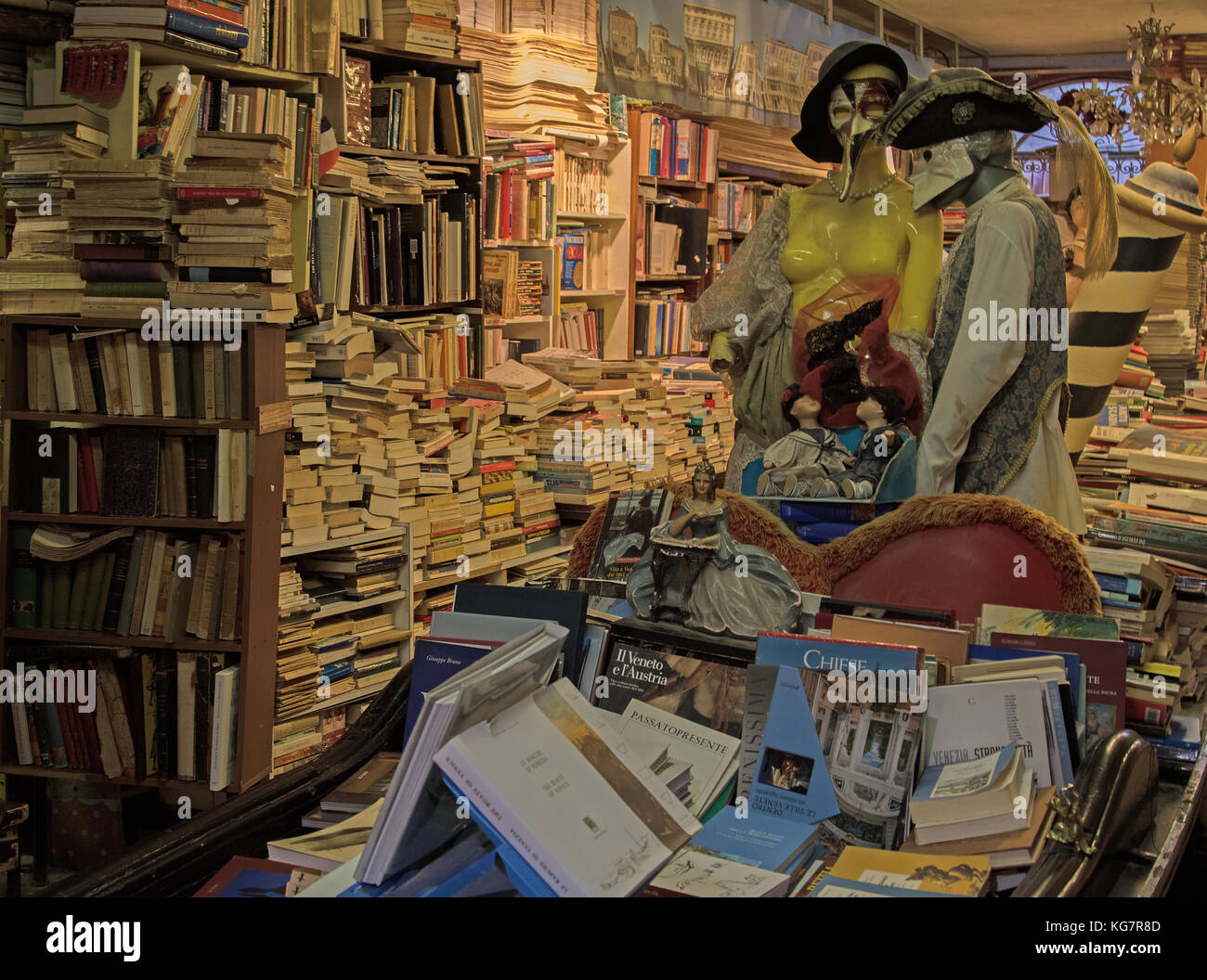 The Venice Bookshop Stock Photo - Alamy