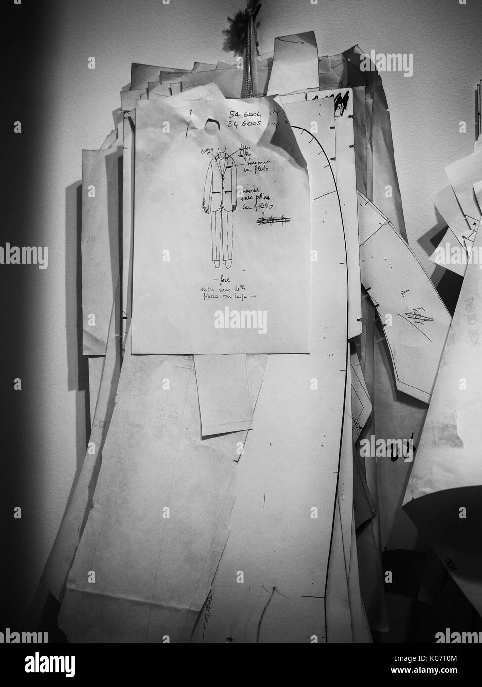 Dressmaker suit pattern paper hi-res stock photography and images - Alamy