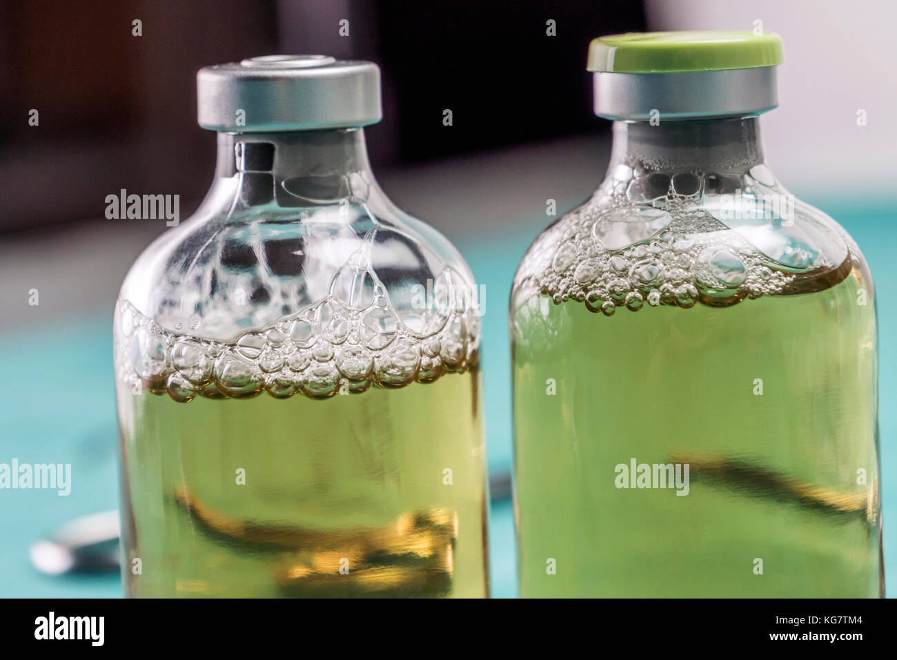 Medicine In Vials, Ready For Vaccine Injection Stock Photo - Alamy