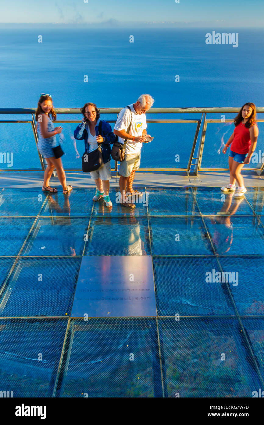 People in a viewpoint Stock Photo - Alamy