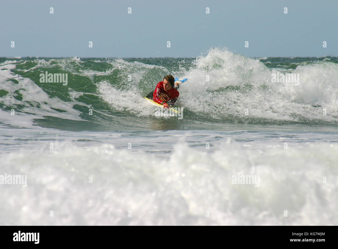 Surfer on shore board hi-res stock photography and images - Alamy