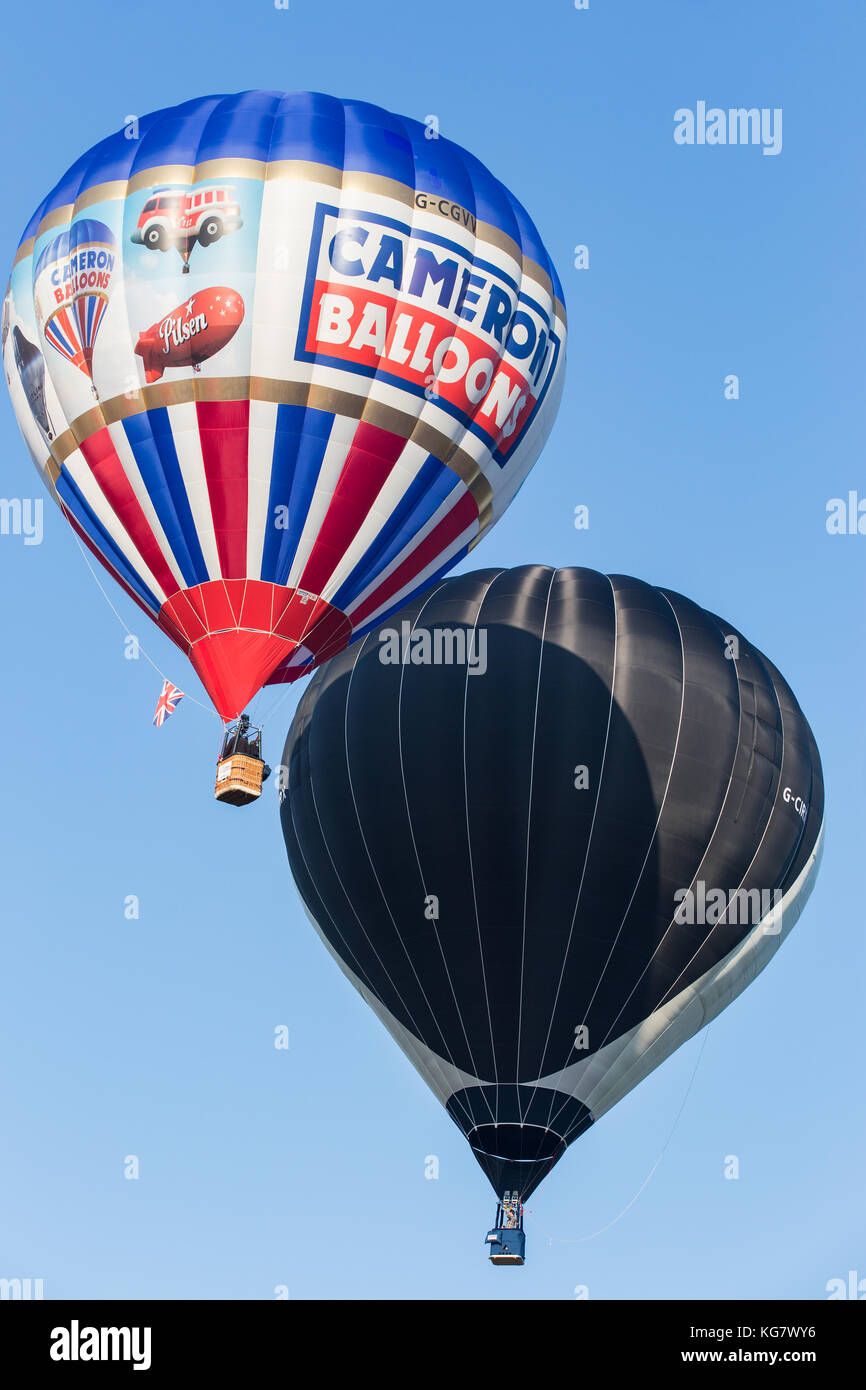 Bristol Balloon Fiesta, Ashton Court Estate, Bristol UK Stock Photo - Alamy