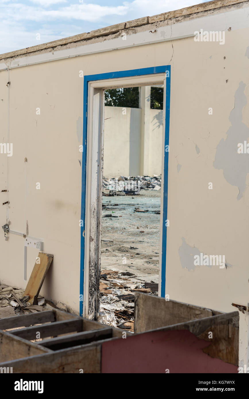 Abandoned industrial building in Larnaca, Cyprus Stock Photo - Alamy