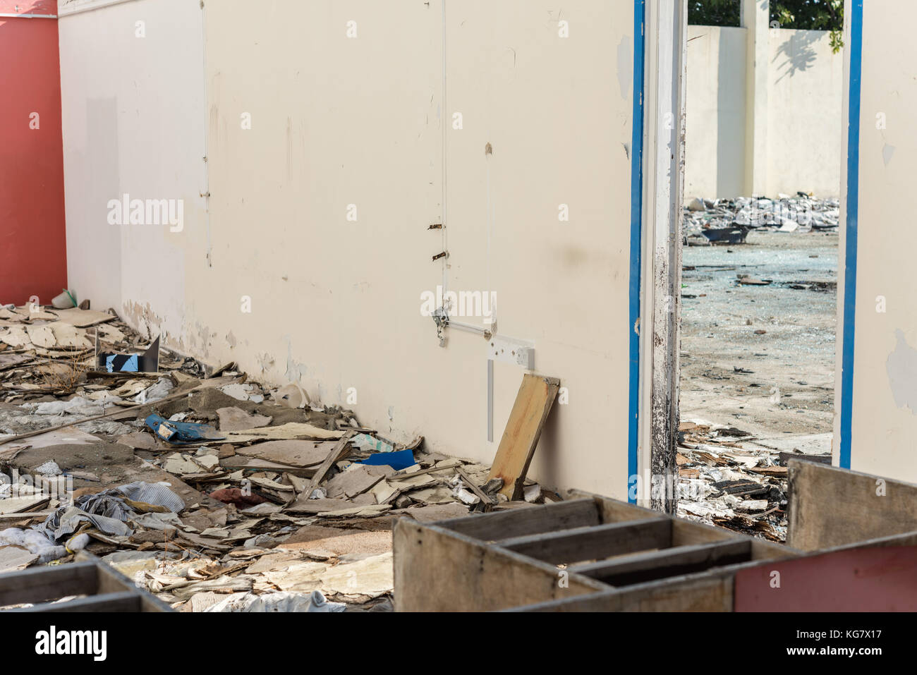 Abandoned industrial building in Larnaca, Cyprus Stock Photo - Alamy