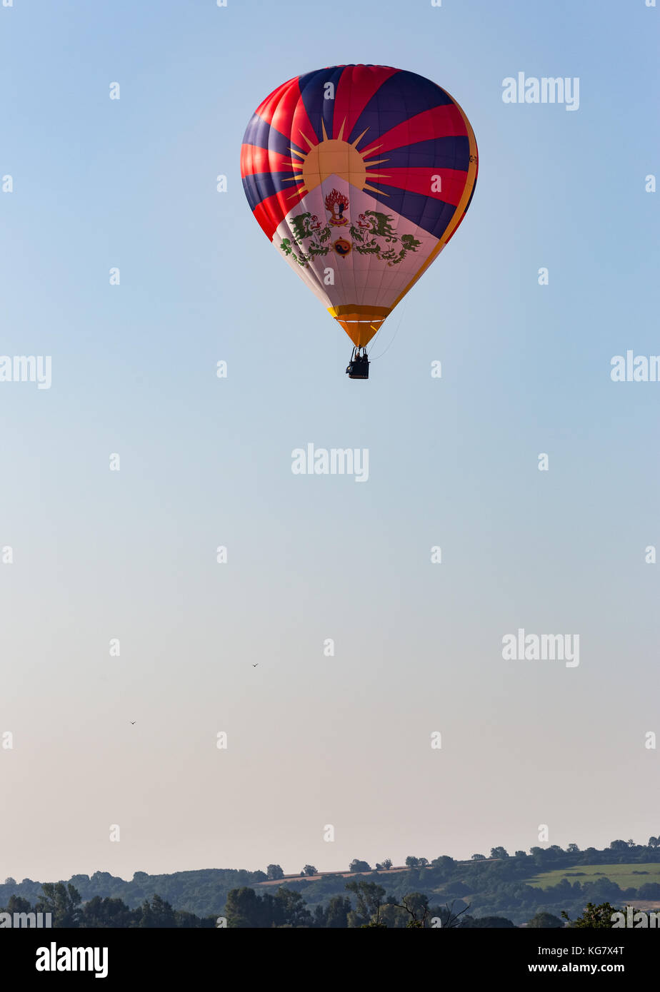 Bristol Balloon Fiesta, Ashton Court Estate, Bristol UK Stock Photo - Alamy