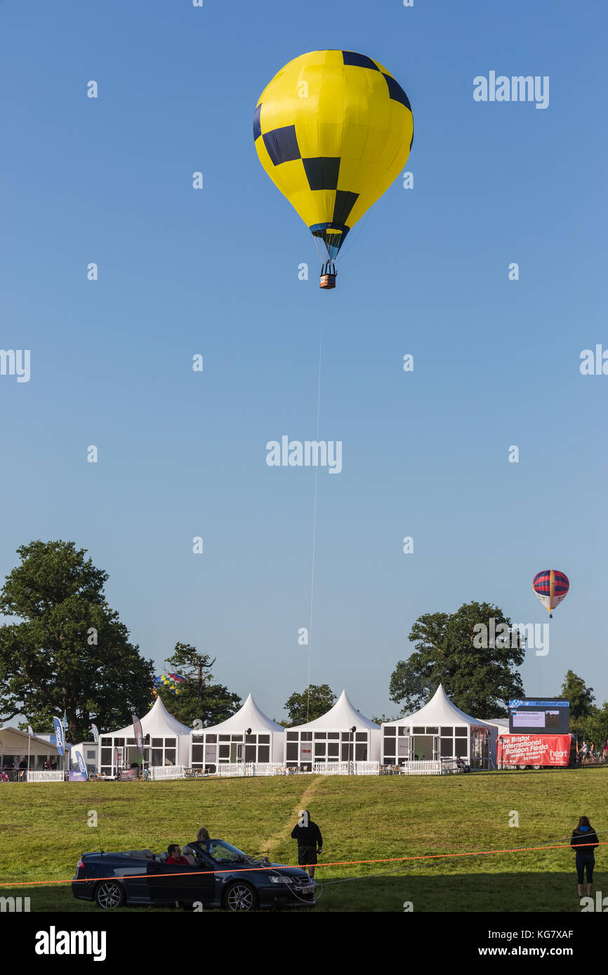 Bristol Balloon Fiesta, Ashton Court Estate, Bristol UK Stock Photo - Alamy