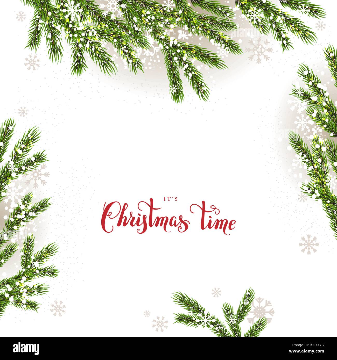 Winter christmas background tree Stock Vector Images - Alamy