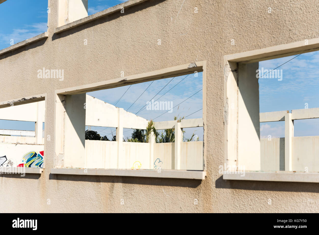 Abandoned industrial building in Larnaca, Cyprus Stock Photo - Alamy