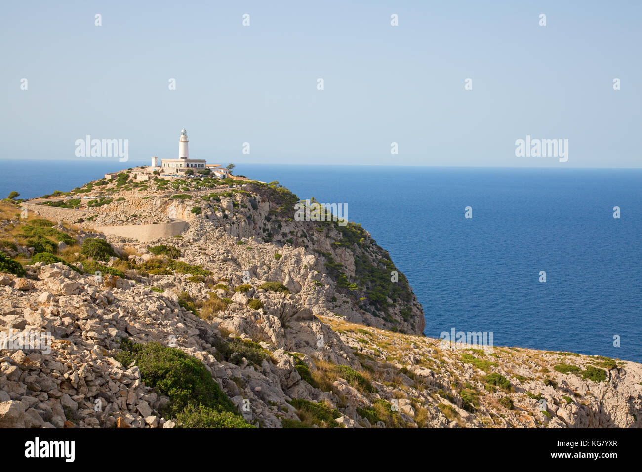 Famous "Cap de Formentor" (Formentor cape) on spanish island Mallorca ...
