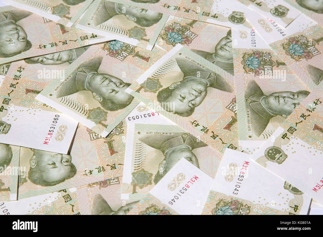 Collection of the chinese banknotes Stock Photo - Alamy