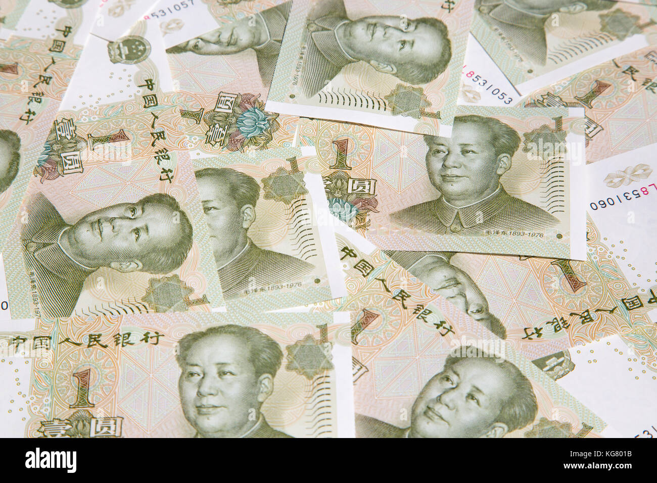 Collection of the chinese banknotes Stock Photo - Alamy