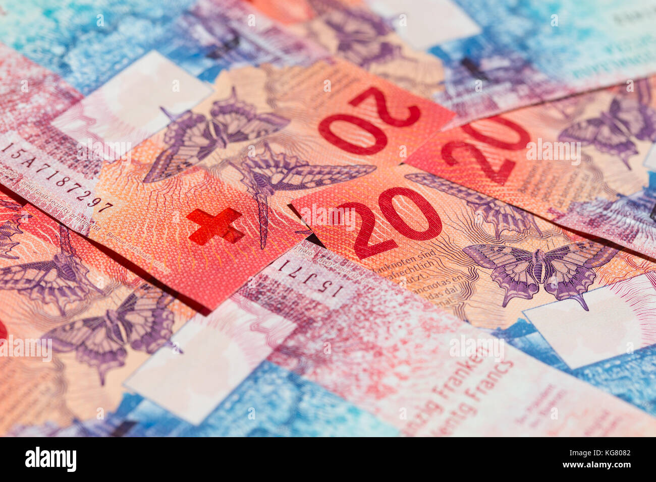 Collection of the new swiss banknotes (issued in 2017 Stock Photo - Alamy