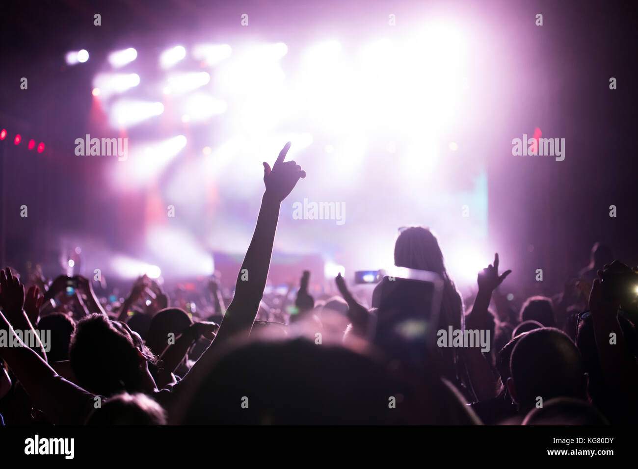 Band concert crowd music hi-res stock photography and images - Alamy