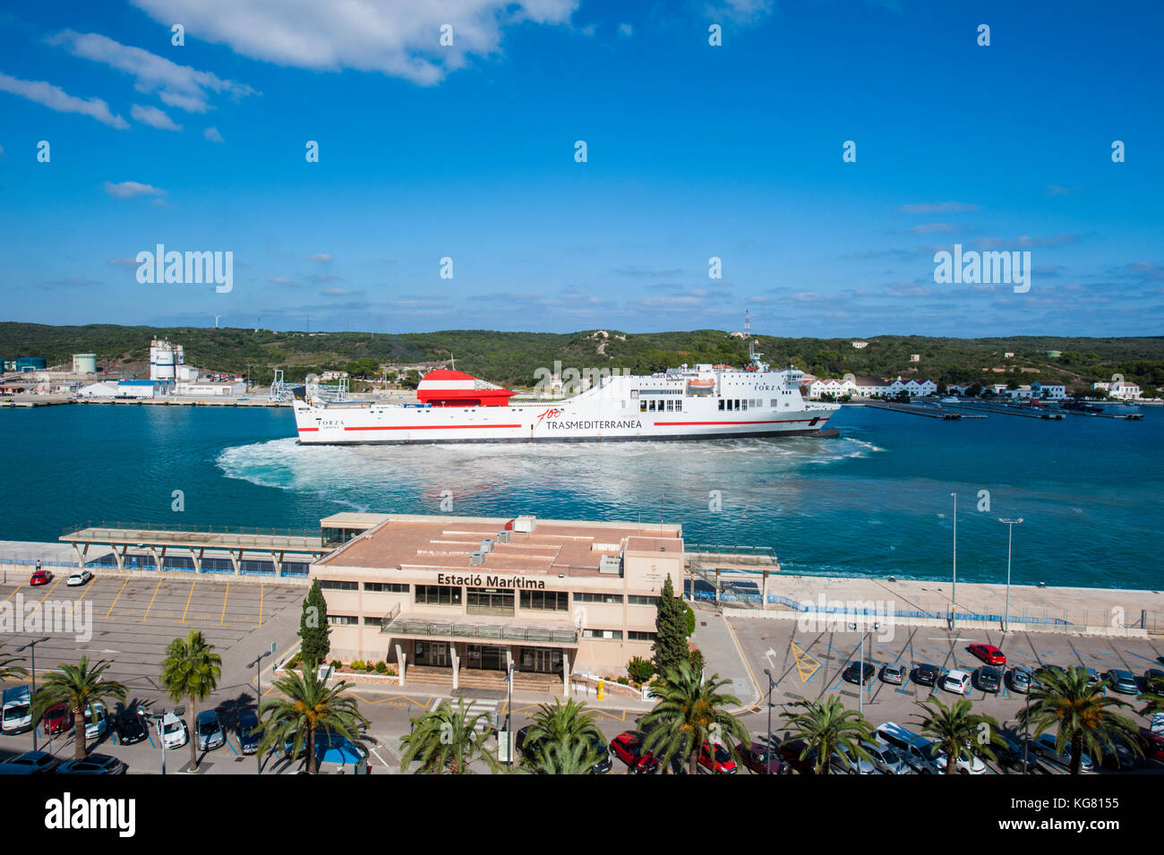 Mahon, Menorca, Balearic Islands, Spain, Mediterranean Sea Stock Photo ...