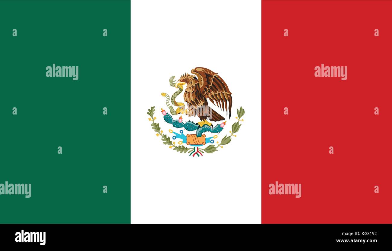 Official vector flag of Mexico Stock Vector Image & Art - Alamy
