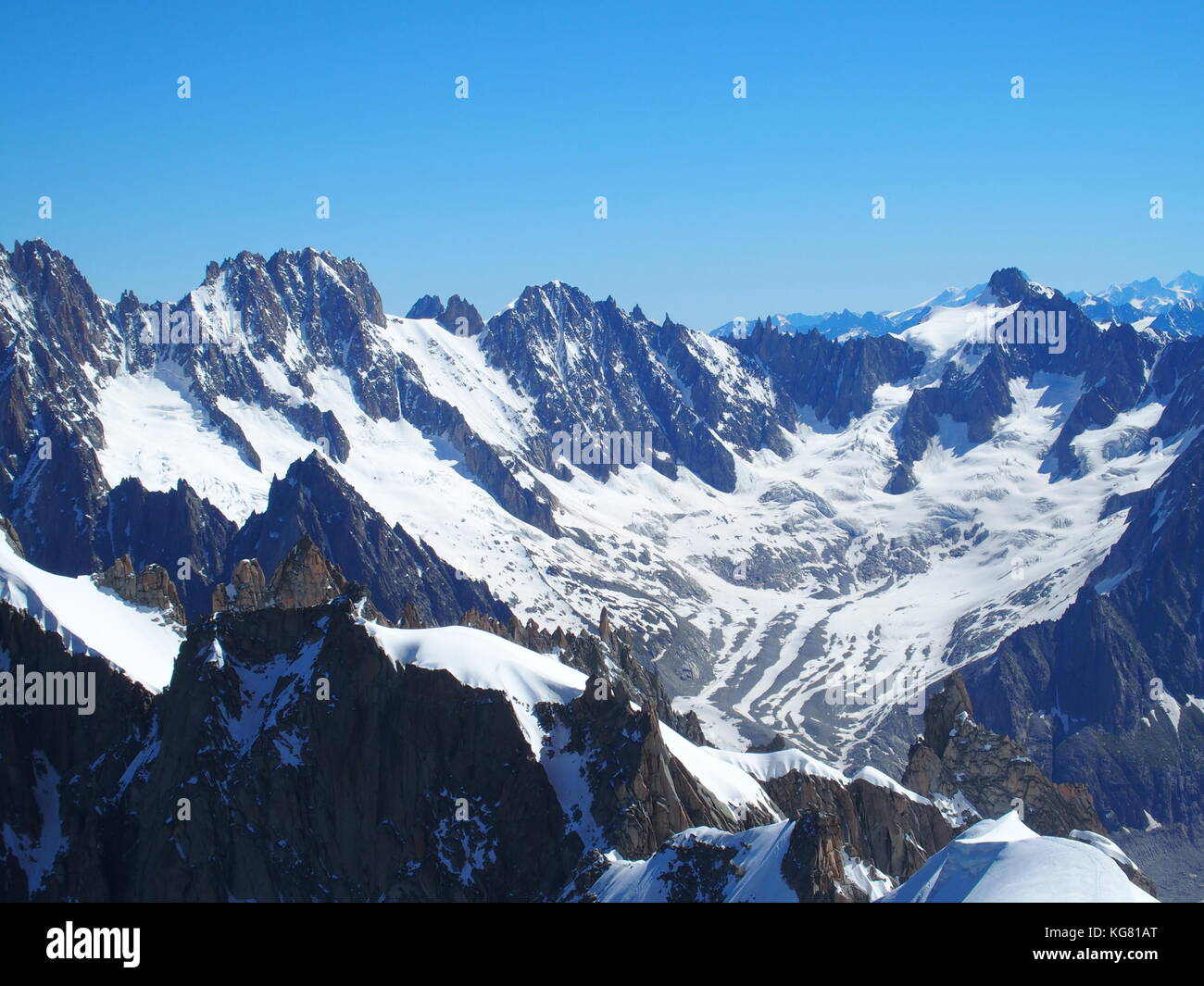 Alpine mountains range landscape in beauty French, Italian and Swiss ...