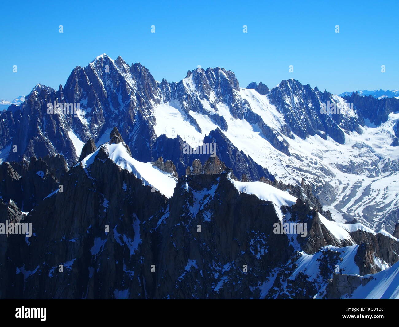 Alpine mountains range landscape in beauty French, Italian and Swiss ...