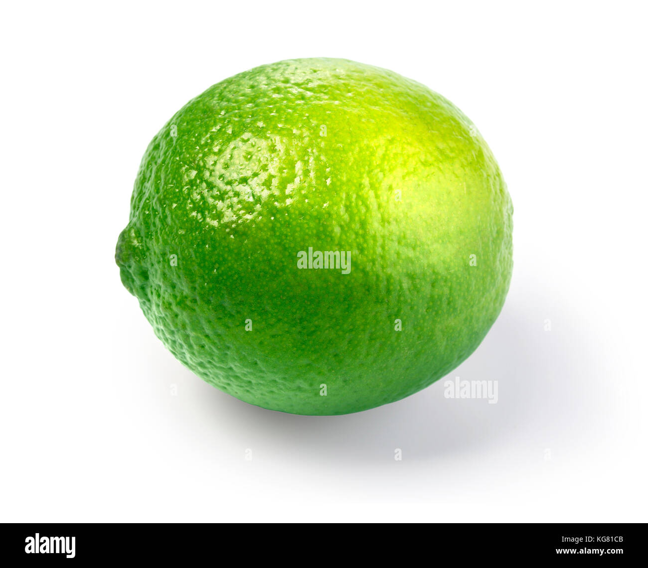 Fresh lime isolated on white background with clipping path Stock Photo ...