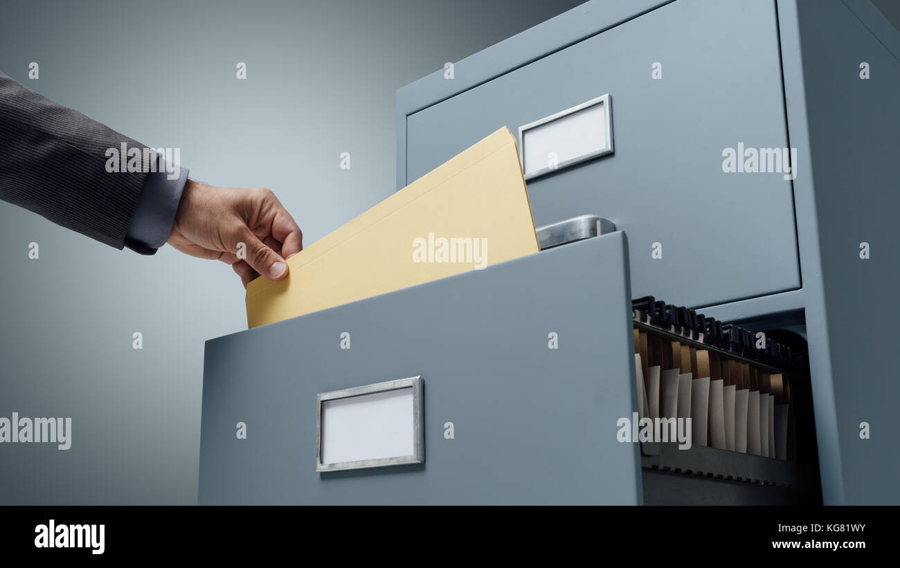 Hand opening drawer in hi-res stock photography and images - Alamy