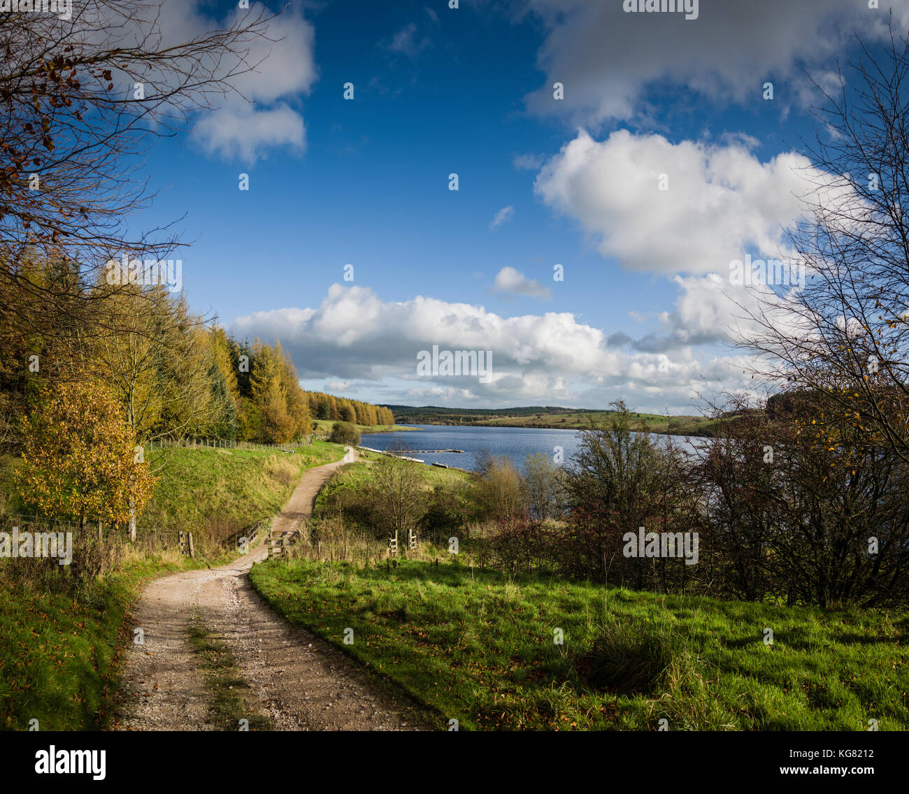 Stocks Reservoir in the Hodder Valley, Lancashire Stock Photo - Alamy