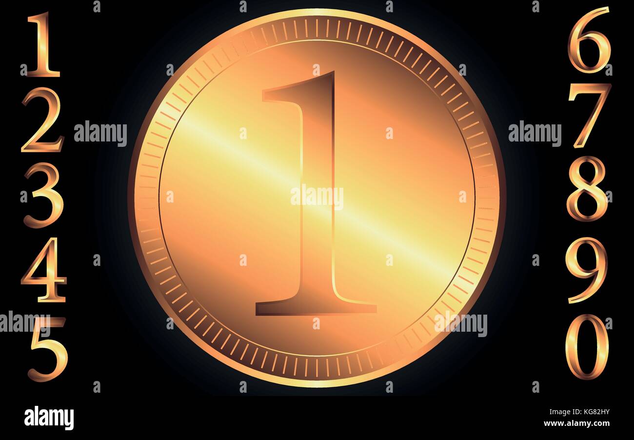 Gold Coin / Medal Stock Vector Image & Art - Alamy