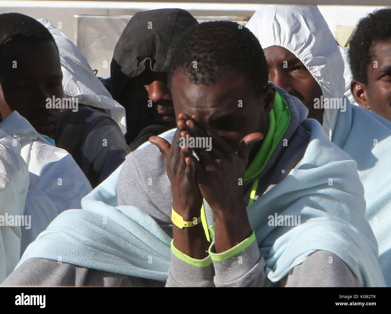 Reggio Calabria, Italy. 04th Nov, 2017. In the Port of Reggio Calabria ...
