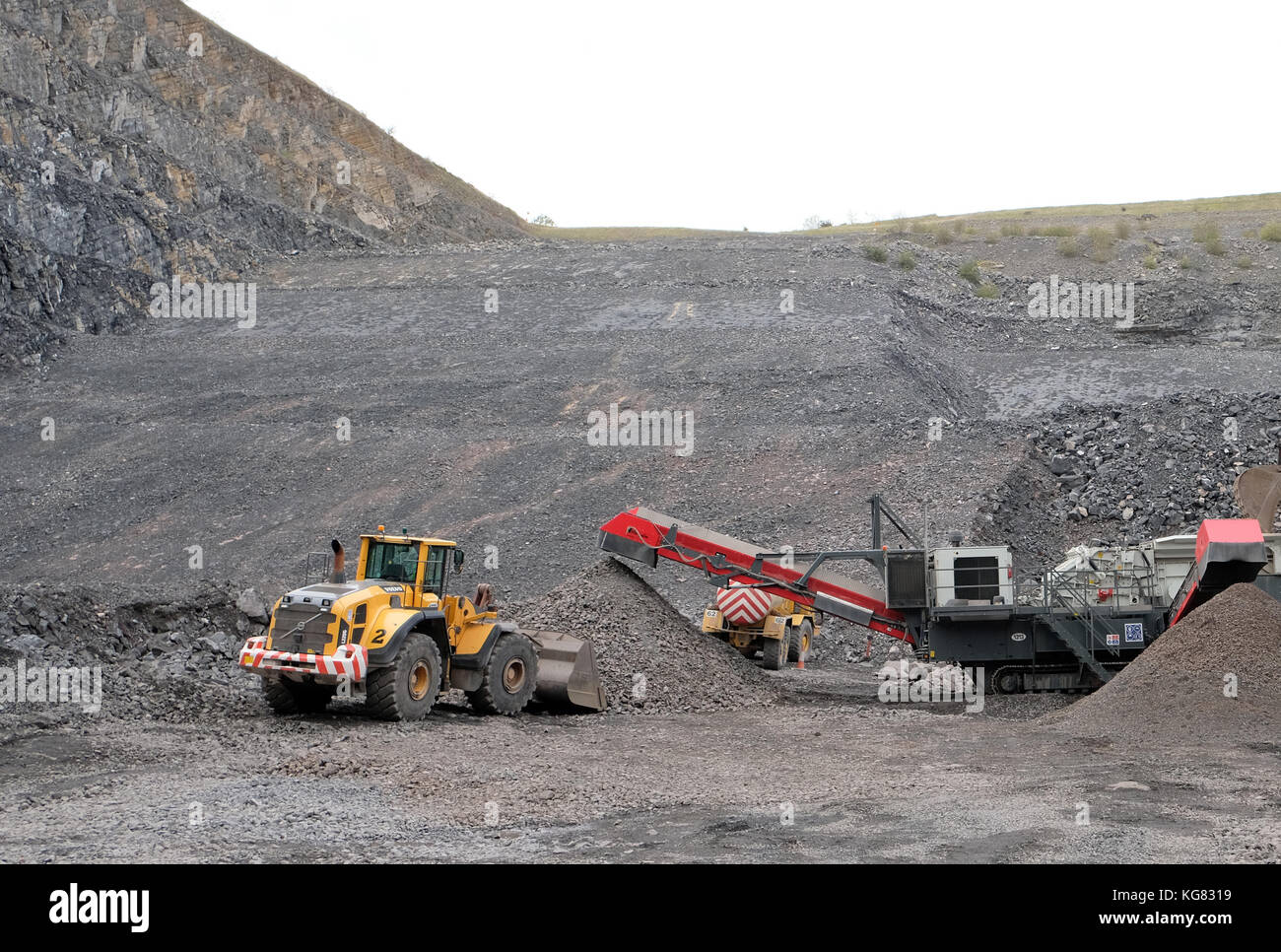 October 2017 - Quarry machinery, diggers and crushers and loaders Stock ...