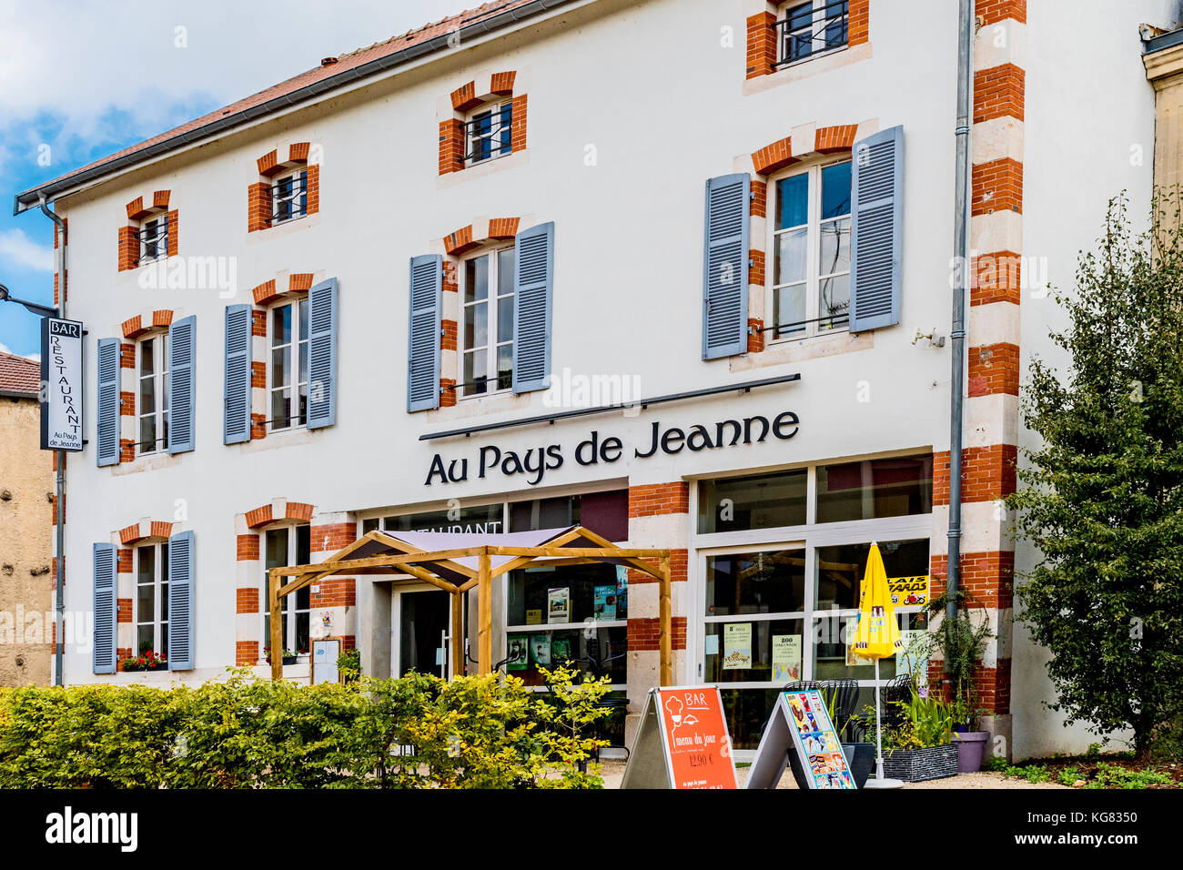 Domremy la Pucelle (France): Birthplace of Joan d' Arc; Geburtsort von ...
