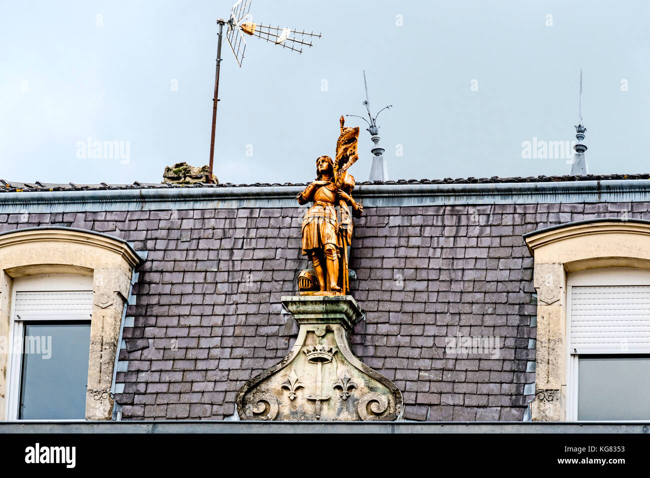 Domremy la Pucelle (France): Birthplace of Joan d' Arc; Geburtsort von ...