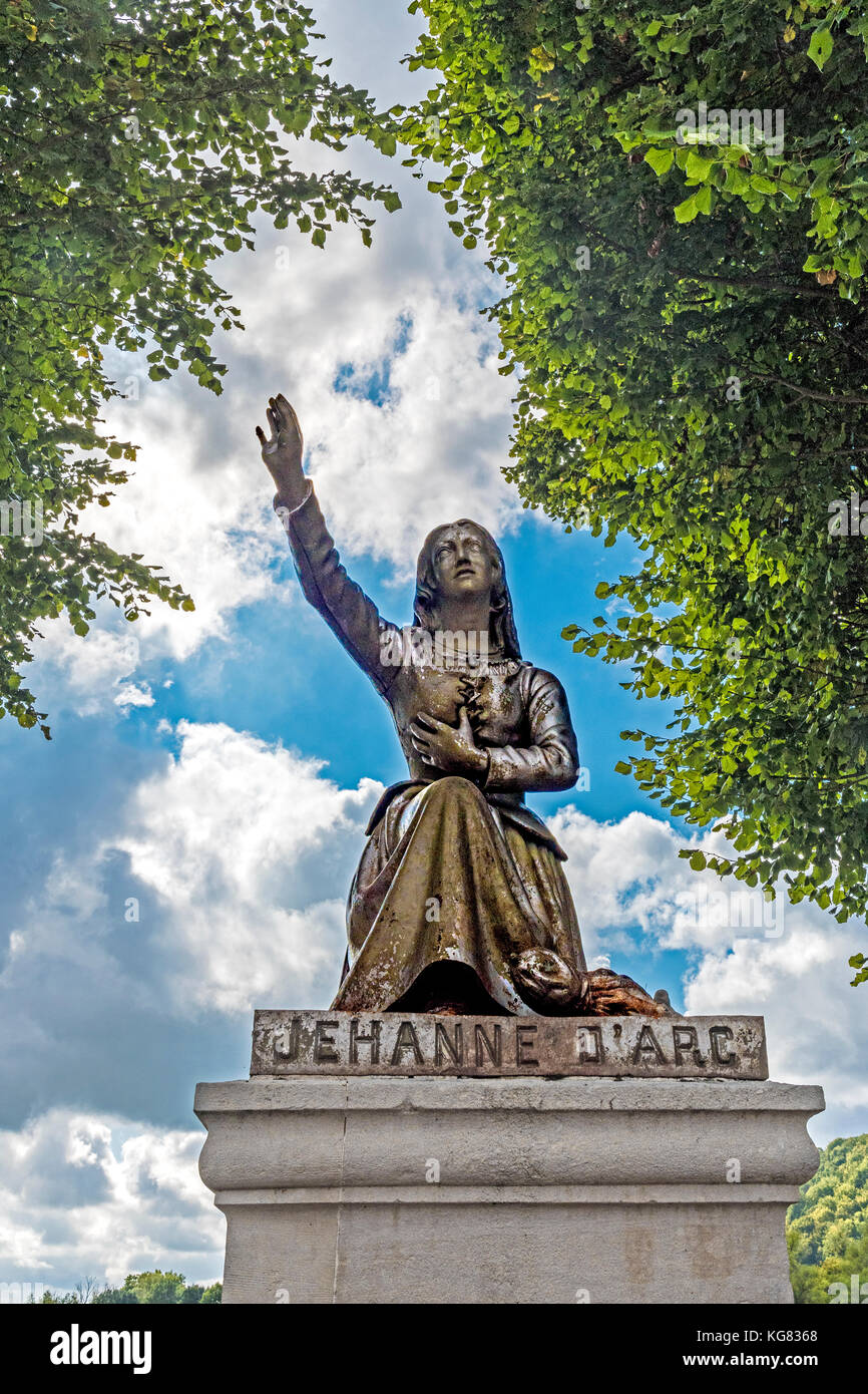 Domremy la Pucelle (France): Birthplace of Joan d' Arc; Geburtsort von ...